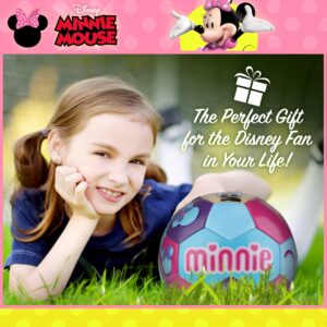 Capelli Sport Disney Minnie Mouse Soccer Ball, Peekaboo Minnie Youth Kids Mini Soccer Ball, Multi, Size 3