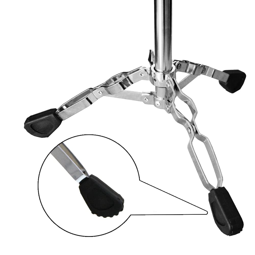 Mosico Snare Drum Stand Height Range 13.40-23 Inches For 10''-14'' Snare Drum With Drumstick Holder Snare Stand for Beginners