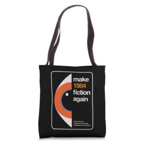 make 1984 fiction again freedom tote bag