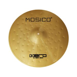 mosico crash cymbal 16" gold hero hammer point drum practice cymbal for drum set