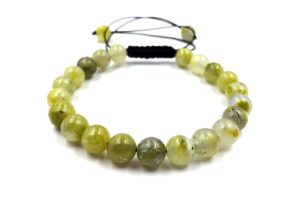 shnaya jewels aaa serpentine a natural healing power gemstone crystal beads unisex adjustable macrame bracelets 8mm