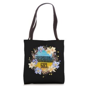 ukrainian girl tote bag