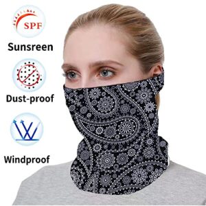 Neck Gaiter Mask Face Scarf Bandana Tube Cover Headwear Balaclava Headband Headwrap for Men and Women