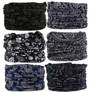 neck gaiter mask face scarf bandana tube cover headwear balaclava headband headwrap for men and women