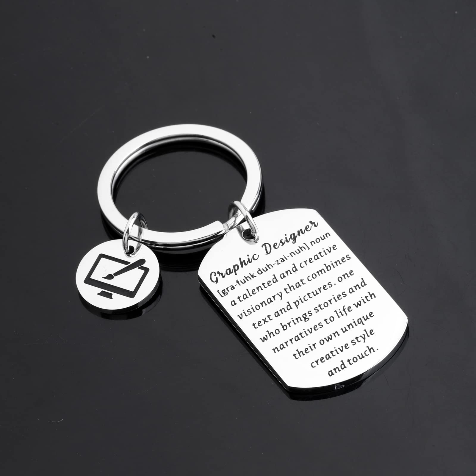 FAADBUK Graphic Designer Gift Graphic Artist Gift Web Designer Gift Graduate gift (graphic designer Keychain)