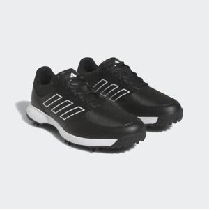 adidas Men's Tech Response 3.0 Golf Shoes, Core Black/Footwear White, 10.5 Wide