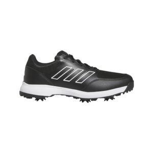 adidas men's tech response 3.0 golf shoes, core black/footwear white, 10.5 wide