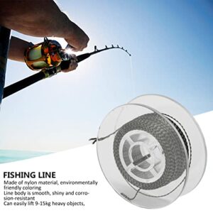 Entatial Nylon Fishing Line, Standard Wire Diameter Strong Tension Fishing Line for Pool Fishing