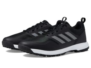 adidas men's tech response spikeless 3.0 golf shoes, core black/footwear white, 8.5 wide