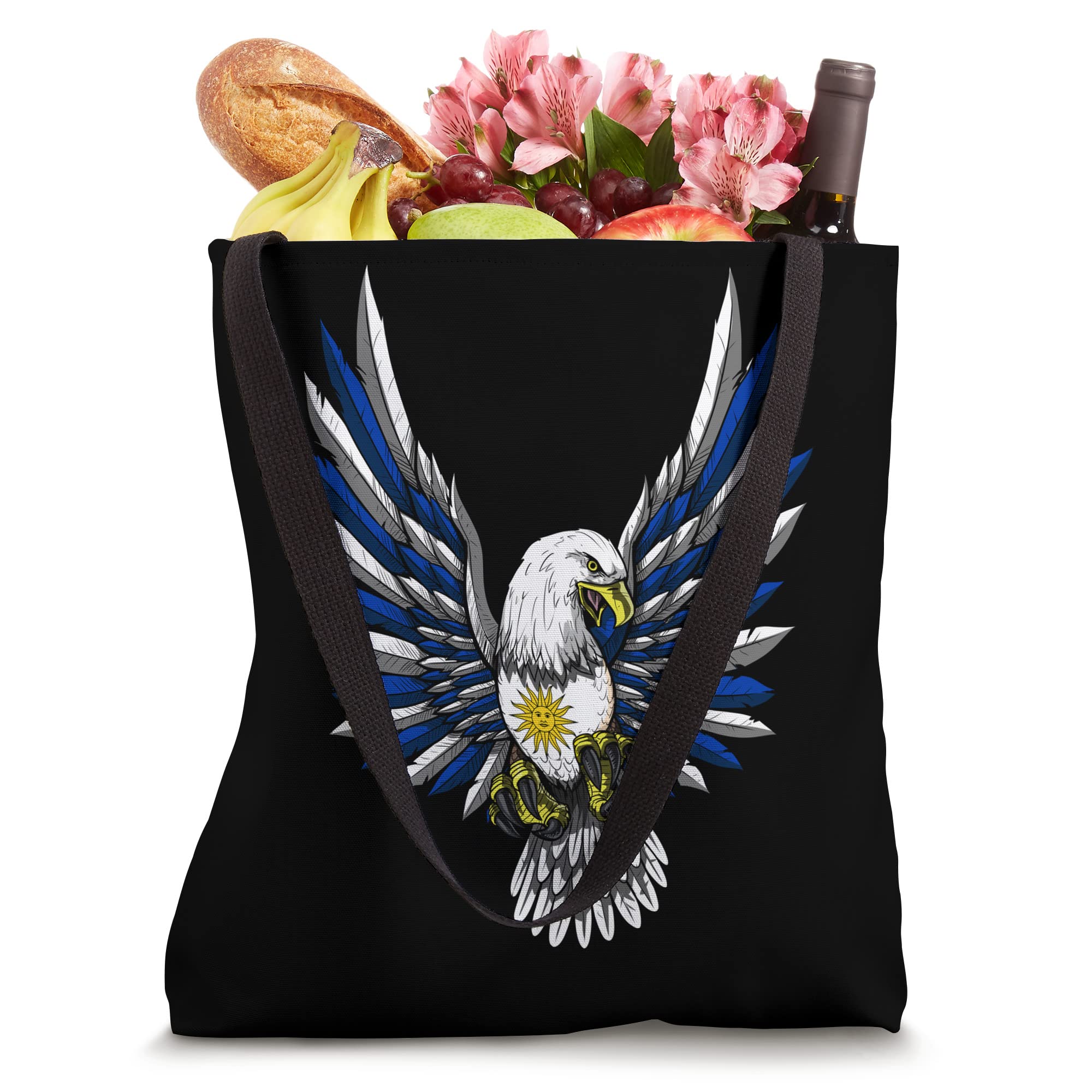 Uruguay Flag Uruguayan Eagle Tote Bag