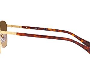 Persol PO2494S Square Sunglasses, Gold/Brown Gradient Polarized, 53 mm