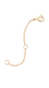 ef collection women's necklace chain extender, 14k yellow gold, one size