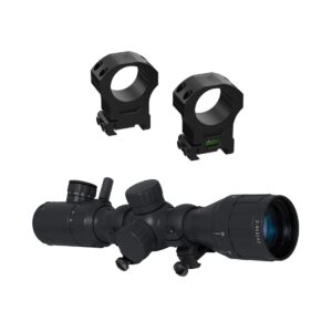 monstrum 3-9x32 ao rifle scope | monstrum picatinny scope rings with integrated level bubble | bundle