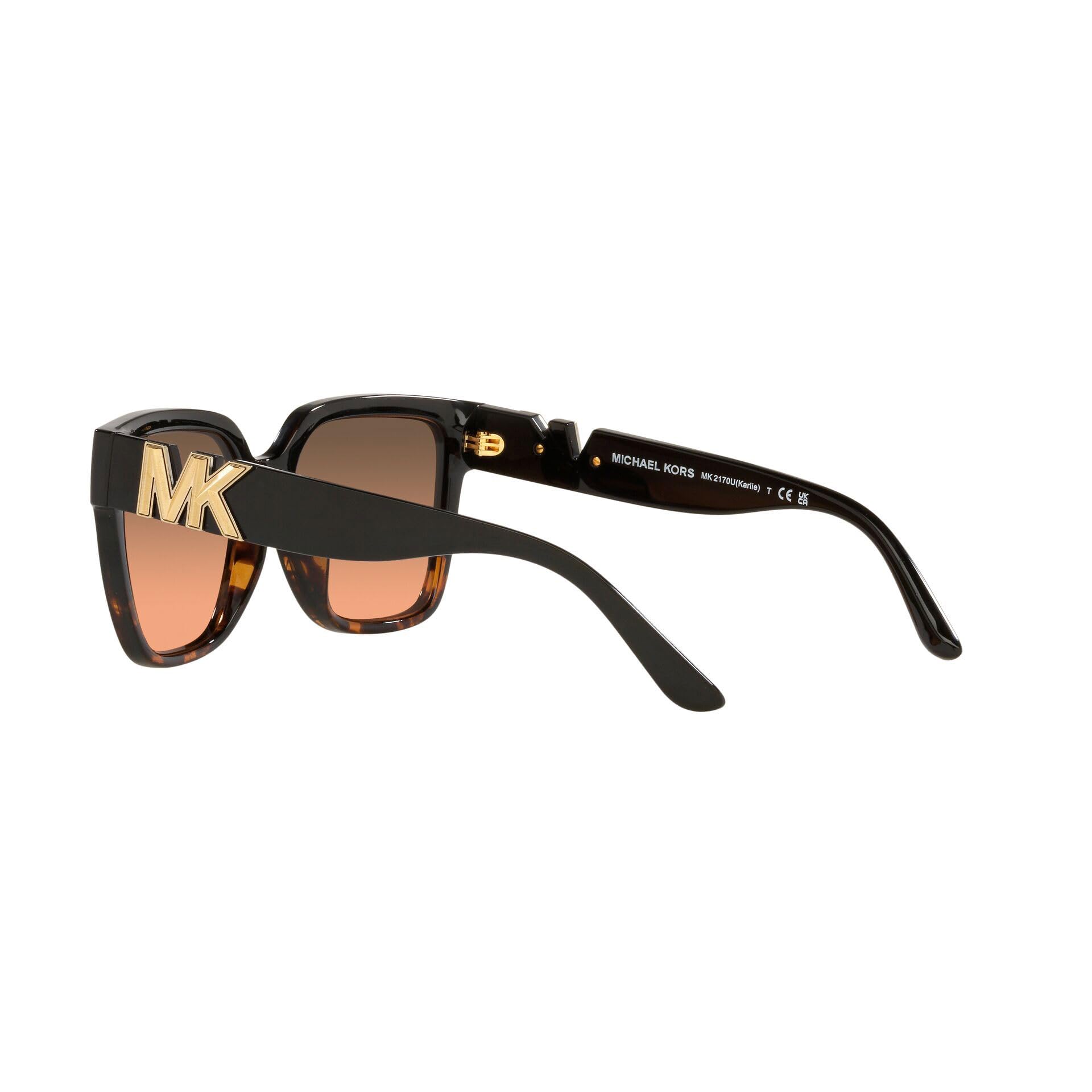 Michael Kors KARLIE MK 2170U Dark Tortoise/Brown Shaded 54/17/140 women Sunglasses