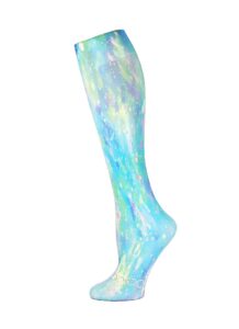 hocsocx opal splatter socks performance liner moisture-wicking protection for field hockey, ice hockey, lacrosse, and soccer