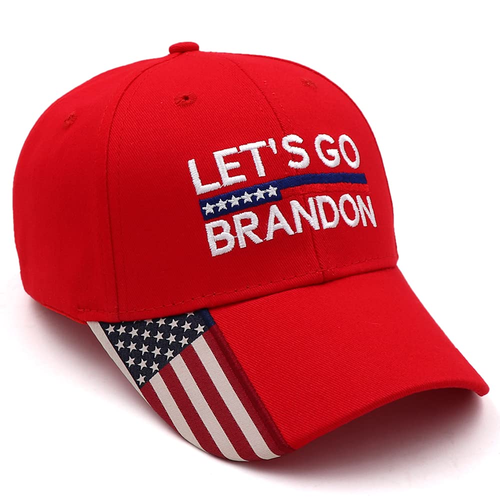 Let's Go Brandon Hat Funny FJB Joe Biden Adjustable Baseball Cap Lets Go Bandon Hat Gifts for Men Women