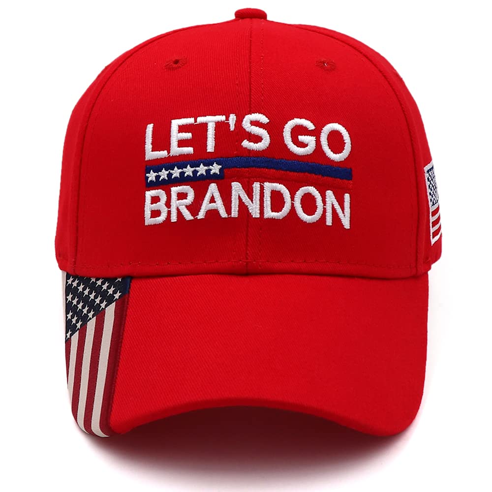 Let's Go Brandon Hat Funny FJB Joe Biden Adjustable Baseball Cap Lets Go Bandon Hat Gifts for Men Women