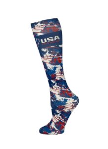 hocsocx team usa 2022 socks performance liner moisture-wicking protection for field hockey, ice hockey, and soccer