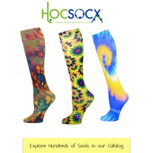 Hocsocx Kapow! Socks Performance Liner Moisture-Wicking Protection for Field Hockey, Ice Hockey, Soccer, and Skiing | Medium