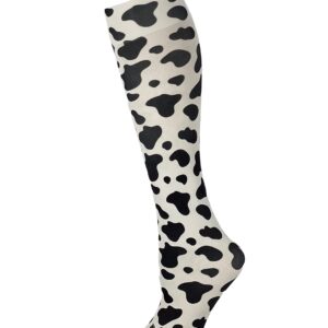 Hocsocx How Now Cow Performance Liner Socks Moisture Wicking Protection for Field Hockey Soccer Ski Horseback Riding | Medium