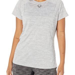 EvoShield womens Fx Short Sleeve Training Tee Shirt, Grey, X-Small US