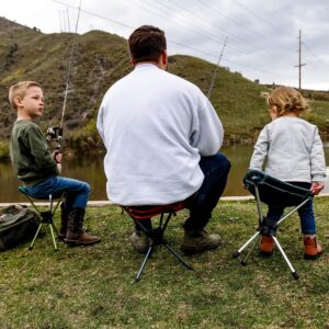 GRAND TRUNK Compass 360° Stool | Compact | Portable Swivel Stool | Lightweight, Rotating, Foldable | Outdoor Travel Gear | Camping, Fishing, Hunting, Sports Games