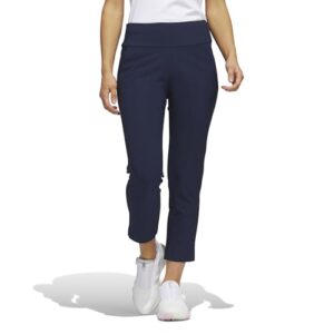 adidas women's standard pull on ankle pants, collegiate navy, medium