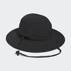 adidas Golf Standard Mens Wide Brim Hat, Black, OSFM