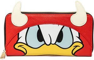 loungefly donald duck devil cosplay wallet - entertainment earth exclusive