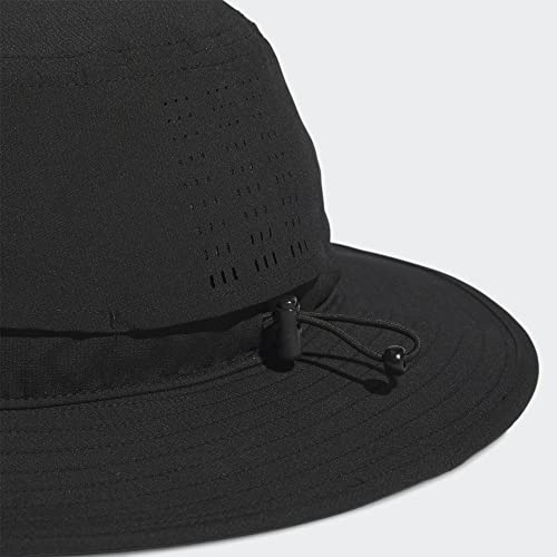 adidas Golf Standard Mens Wide Brim Hat, Black, OSFM