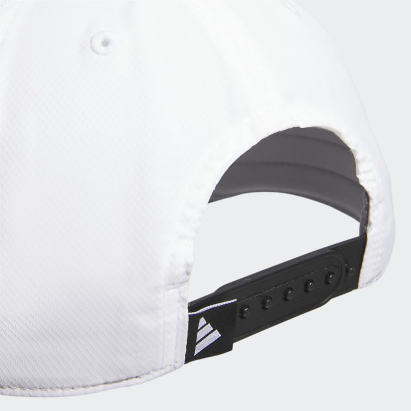 adidas Tour Snapback Golf Hat, White, One Size