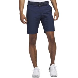 adidas men's cargo 9 inch golf shorts, collegiate navy, 35