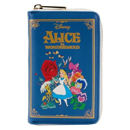 Loungefly Disney Alice in Wonderland Classic Book Zip Around Wallet