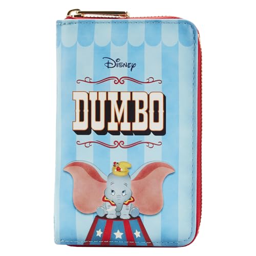 LOUNGEFLY DISNEY DUMBO BOOK SERIES ZIP AROUND WALLET