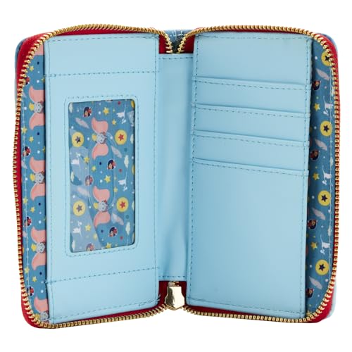 LOUNGEFLY DISNEY DUMBO BOOK SERIES ZIP AROUND WALLET