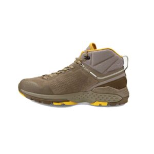 garmont men's groove mid g-dry hiking shoe, taupe/yellow, 12