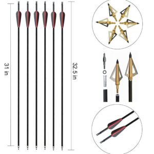 Monsour Archery 53" Takedown Recurve Bow and Arrows Set for Adults Right Hand Longbow Kit Straight Bow for Beginner Shooting Practice 30 40lb (40lb)