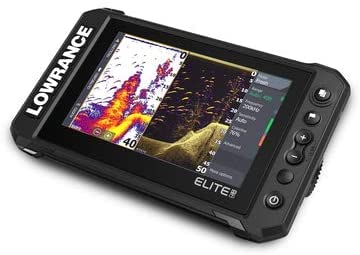 GPS City Lowrance Elite FS 7 Fish Finder with Active Imaging 3-in-1 Transducer, Preloaded C-MAP Contour+ Charts & Protective Cover Bundle (000-15688-001)