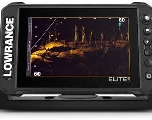 GPS City Lowrance Elite FS 7 Fish Finder with Active Imaging 3-in-1 Transducer, Preloaded C-MAP Contour+ Charts & Protective Cover Bundle (000-15688-001)