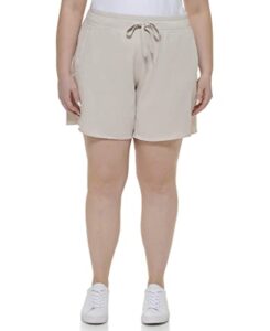 calvin klein performance women's active short, nu beige, 1x