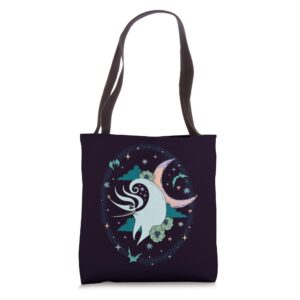 tim burton's the nightmare before christmas zero moonlight tote bag