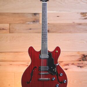 Guild Guitars Starfire I-12 Double Cutaway 12-String Semi-Hollow Body Electric Guitar, Cherry Red - Modern Thin “U“ Neck Profile for Fast, Smooth Playing, HB-2 Humbuckers with Push/Pull Coil Split