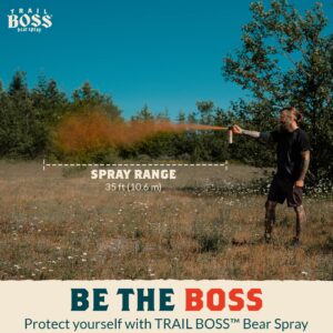 Bear Spray for Hiking and Outdoor Protection - 35 Foot Range Bear Deterrent (13.4 Ounce)