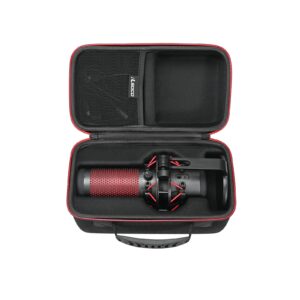 rlsoco hard case for hyperx quadcast/quadcast s condenser microphone