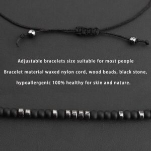 MAOFAED Addiction Recovery Gift Inspirational Morse Code Bracelet 12 Step Gift AA NA Gift Recovery Bracelet (sober code br)