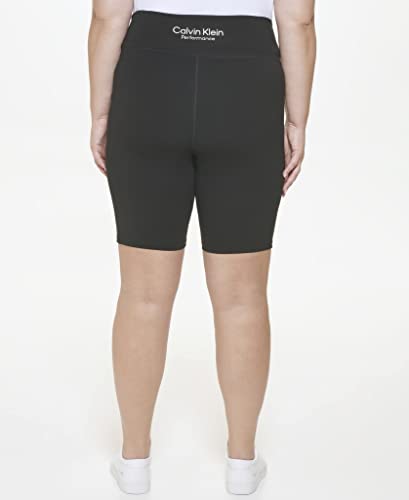 Calvin Klein Performance Women's Active Short,Black,2X