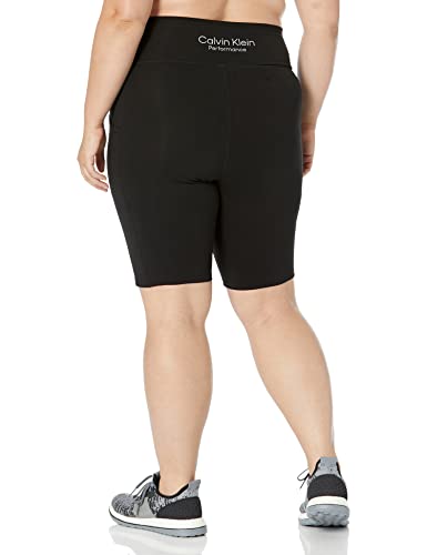 Calvin Klein Performance Women's Active Short,Black,2X