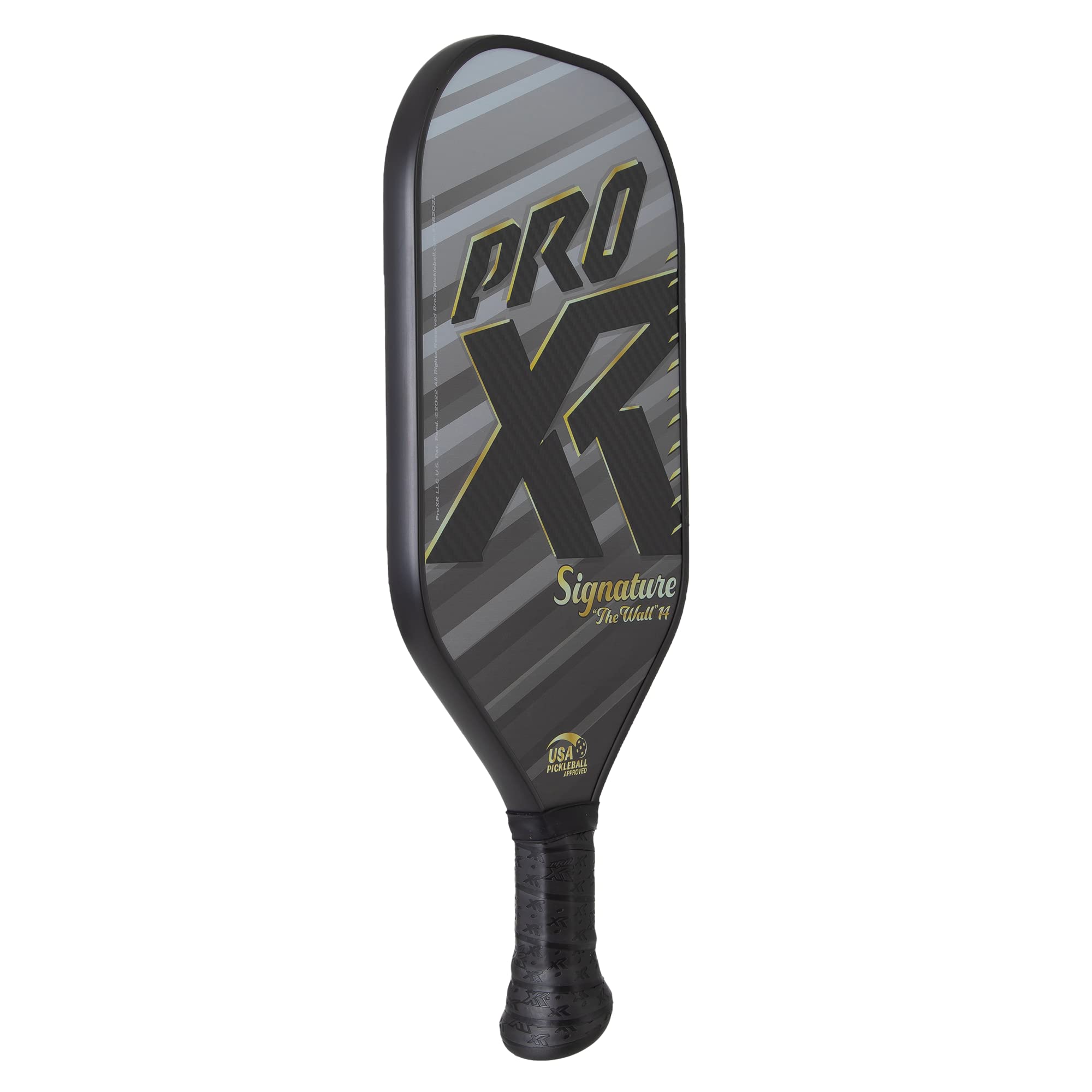 ProXR Pickleball “The Wall” Pickleball Paddle, 14mm Poly Honeycomb Thick Core, 3K Carbon Fiber/Graphite Weave with Grit Finish for Control and Spin, Maximum Hitting Area, Performance-Tac Cushion Grip