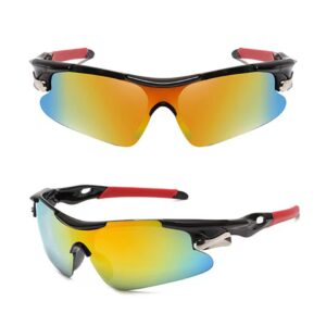 HPLRZXI 3 Pairs of Sports sunglasses Cycling Sunglasses for Men Women Youth Baseball Cycling Fishing motorcycle Running golf, UV Protection.