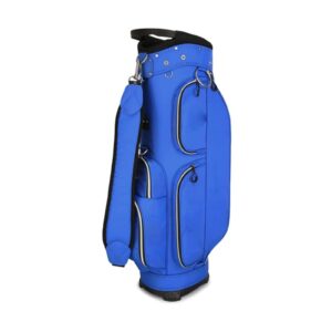 qhh golf stand bag golf travel bag for men women waterproof and durable easy carry space saving (color : blue)